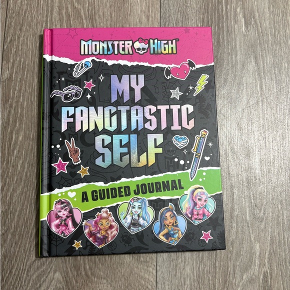 monster high | Other | Monster High Vibrant Guided Journal With Pink ...